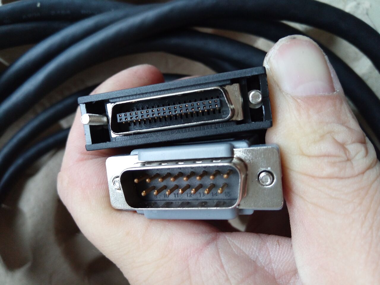 KND command line DB15 pin connector wiring