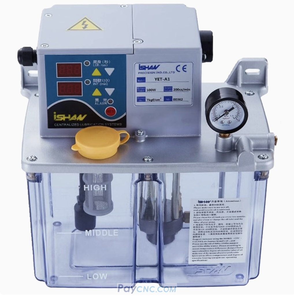 YET-B2P2-3L 220V ISHAN Lubricator electric lubricating oil pump